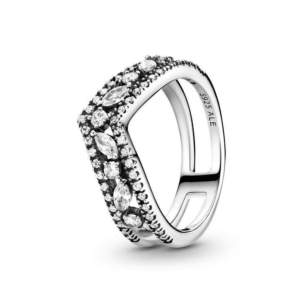 Pandora silver wishbone ring store