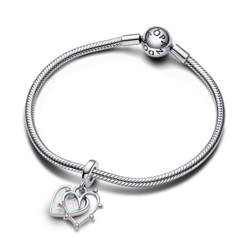 Pandora pink charm bracelet store